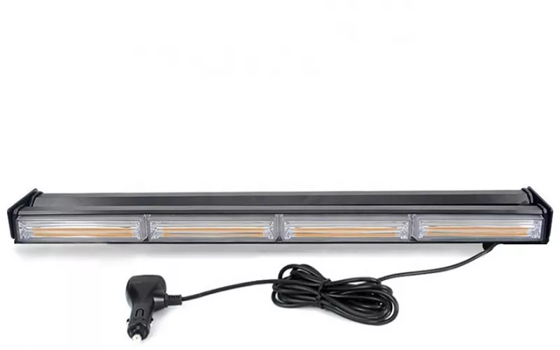 Proiector dublu auto lumina de avertizare 8 LED COB 61cm MRKT5511 - domo.ro