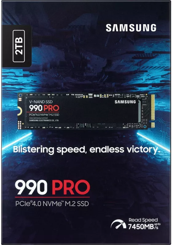 SSD Samsung 990 PRO 2TB PCI Express 4.0 x4 M.2 NVMe 2280 MZ-V9P2T0BW mz-v9p2t0bw - domo.ro
