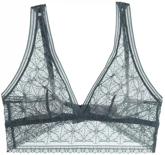 Sutien bralette din dantela Chloe Dark Jade XS vlsn_224399923 - domo.ro
