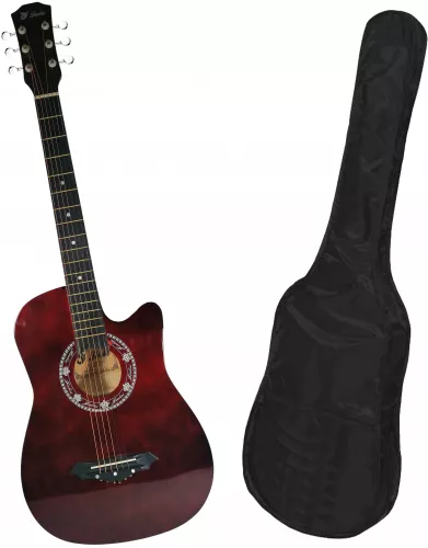 Chitara clasica din lemn 95 cm visinie Cutaway husa nylon inclusa 6pov_855570965