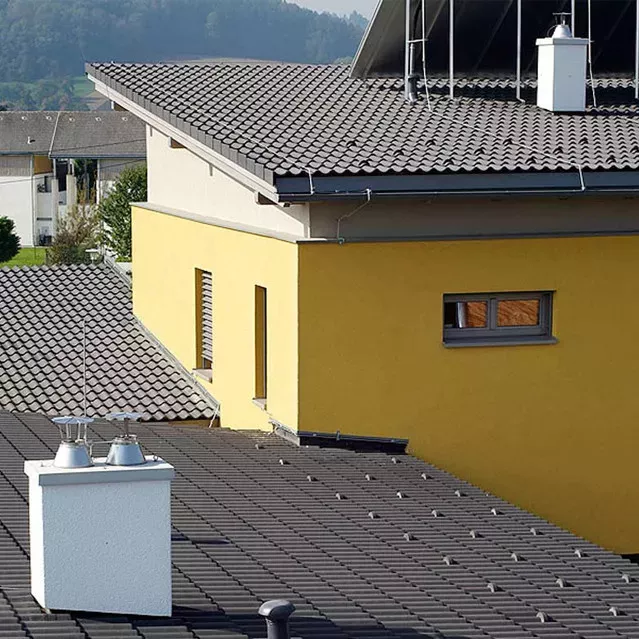 Cos de fum tristrat SCHIEDEL complet 9 ml D 200mm grilaj ventilatie ...