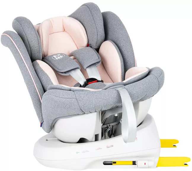 Scaun Auto Tweety Plus DELUXE BUF BOOF Pink cu Isofix rotativ 360 grade ...