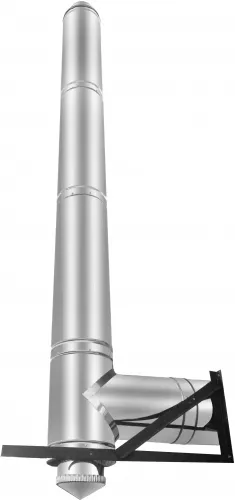 Cos de fum inox izolat interior 150 exterior 250 4.5ml 15025050 - domo.ro