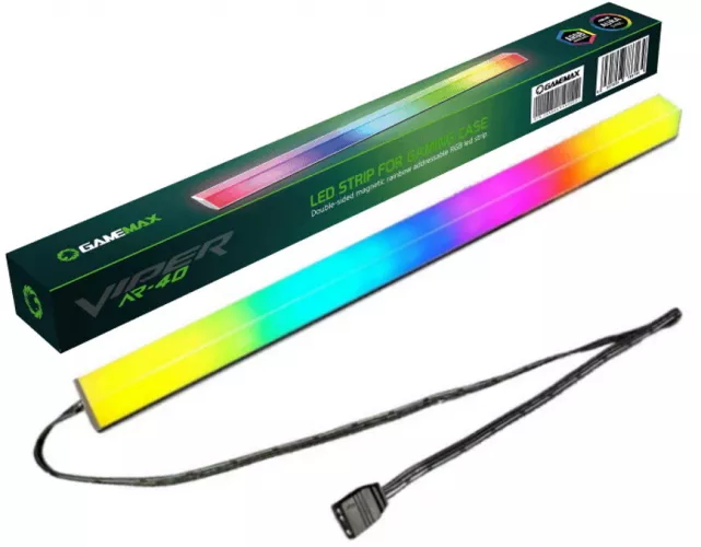 Banda magnetica Gamemax Viper AR40 RGB rigida ACGMVIPERAR40 - domo.ro