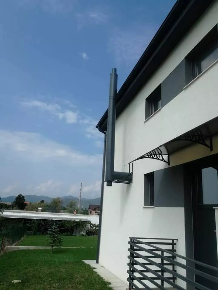 Cos de fum inox izolat interior 150 exterior colorat 250 6.5ml 15025071 ...