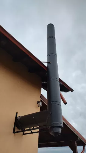 Cos de fum inox izolat interior 200 exterior colorat 300 6.5ml 20030071 ...