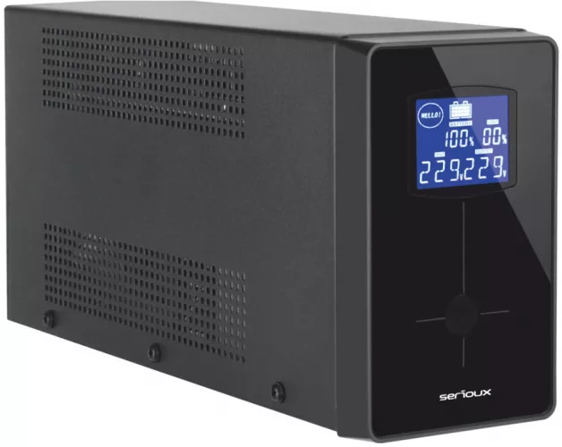 UPS Serioux Line Interactive SRXU-LCD600LI 600VA-360W ecran LCD 2 Prize ...
