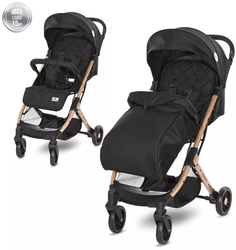 Carucior Fiorano Black 1002149 2305 - domo.ro