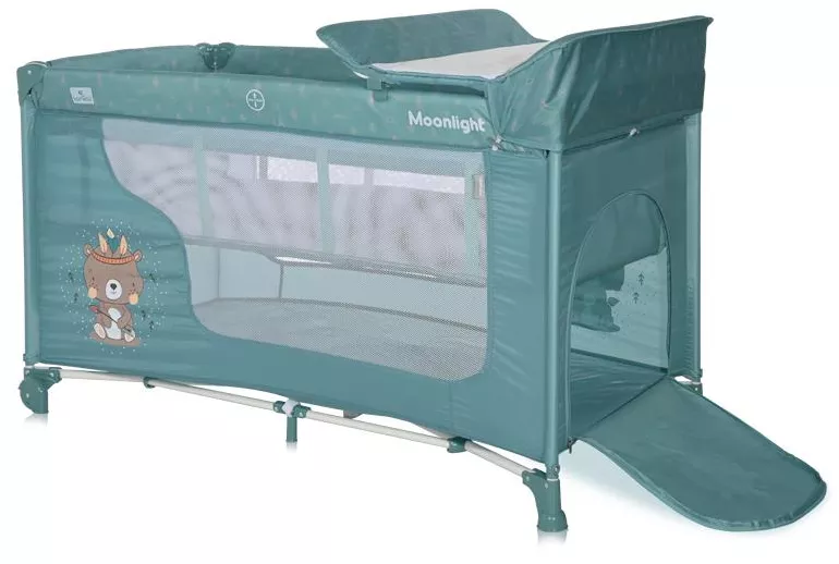Patut pliabil Moonlight Plus 2 nivele cu accesorii Arctic Indian ...