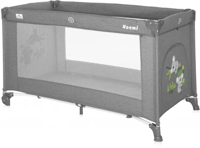 Patut pliabil Noemi 1 nivel Grey Koalas 1008054 2129 - domo.ro