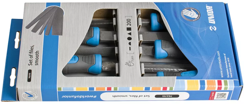 Set pile fine 250 mm 5 bucati Unior 612934 - domo.ro