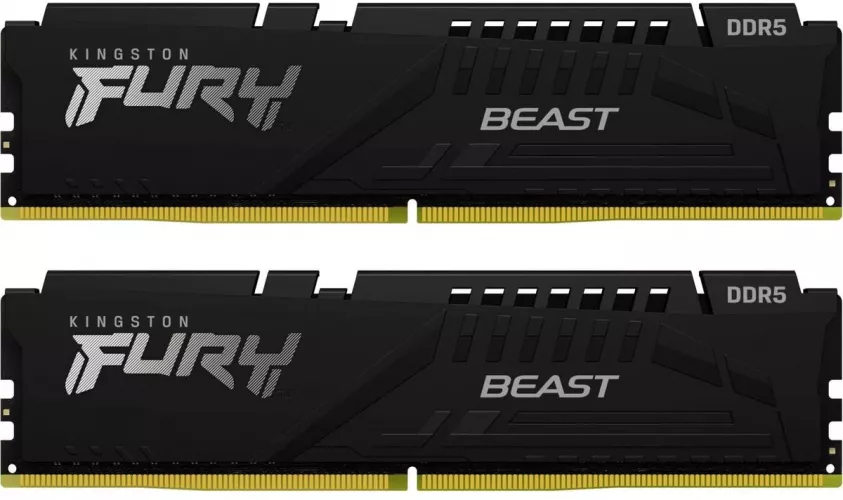 Kit Memorie RAM Kingston Fury Beast 64GB 2x32GB DDR5 6000MHz Dual Channel - domo.ro