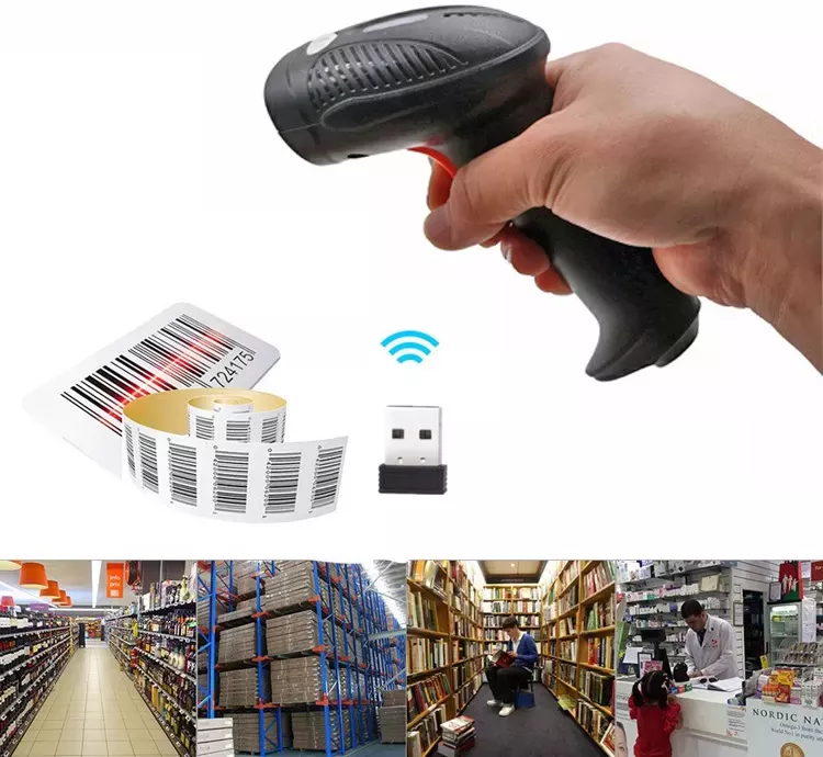 Scanner coduri de bare cu laser LP-YC38 scaner coduri de bare portabil ...