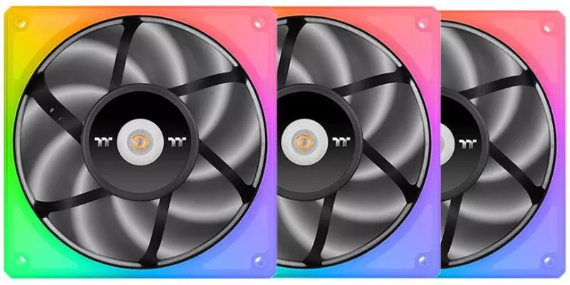 Ventilator / radiator Thermaltake Toughfan 12 RGB 120mm Three Fan Pack ...