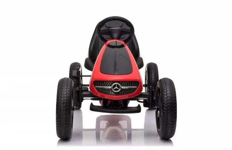 Kart cu pedale si roti EVA Mercedes Benz- Rosu aky272698