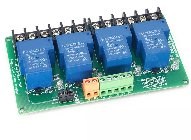 Modul releu cu 4 canale 12 v 1349 - domo.ro