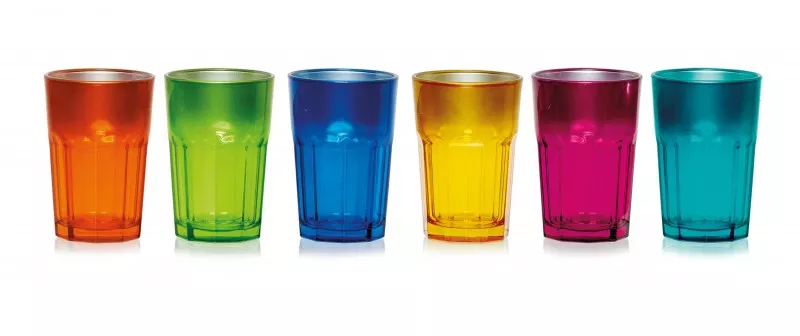 Pahar de apa din sticla colorata Cerve MEDINA 380ml M89570 - domo.ro
