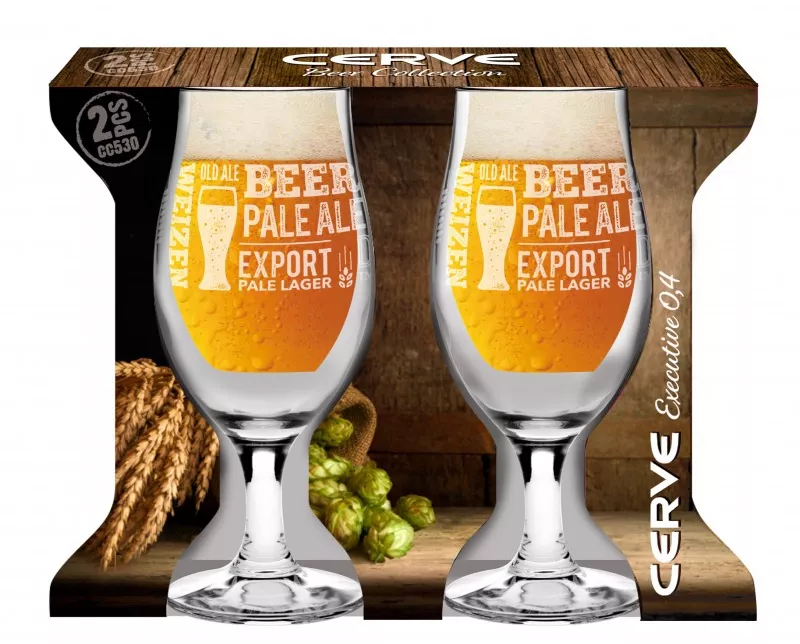 Set 2 pahare de bere Cerve WORLD BEER 400ml M88780 - domo.ro