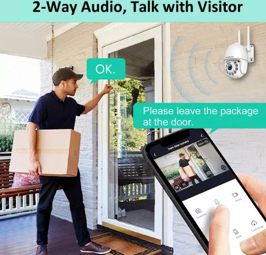 CAMERA DE SUPRAVEGHERE ICAM360 and deg PRO WIRELESS 2K 360 SMART ZOOM ...