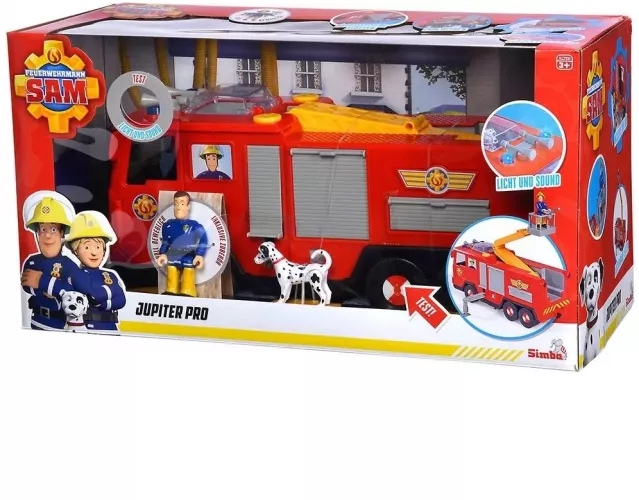 Masina de pompieri Simba Fireman Sam Jupiter Pro S109252516038 - domo.ro
