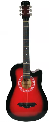 Chitara clasica din lemn 95 cm Cutaway Country Red lhiz_855570692 - domo.ro