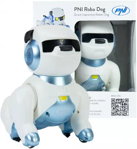 Robot inteligent interactiv PNI Robo Dog control vocal butoane tactile ...