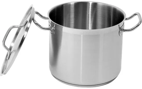 Oala cu capac uz profesional Yato Gastro 24x20 cm Inox alimentar 9 l YG ...