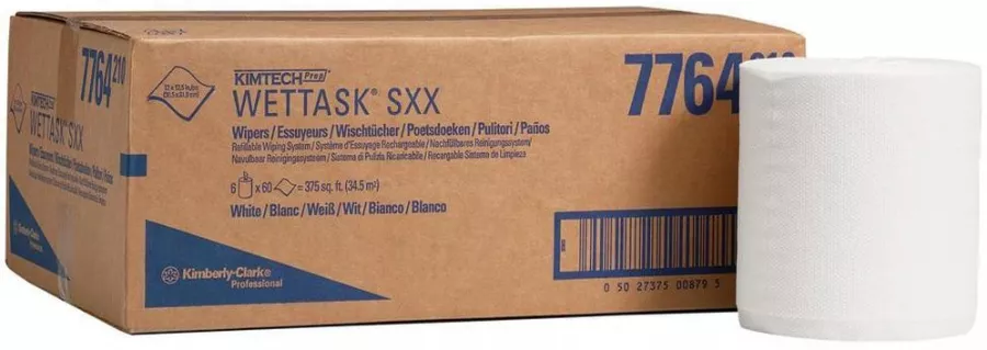 Lavete Kimberly-Clark Kimtech Wettask DSX 1 strat alb 6 role/set kjhs ...