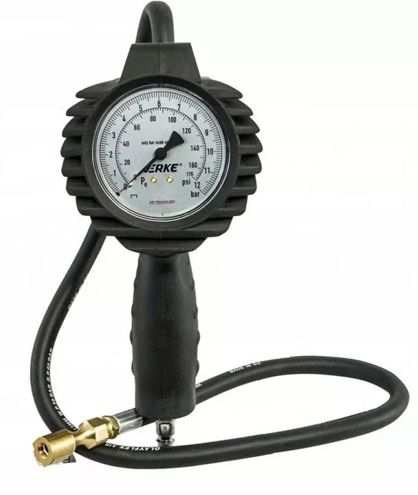 Pistol pneumatic profesional umflat roti cu manometru 12bar aer ...