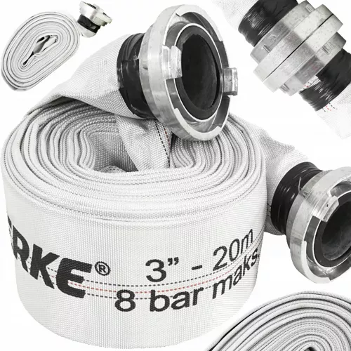 Furtun apa pompieri 20m cu conectori 3 tol V60141 z2aj_952431176 - domo.ro