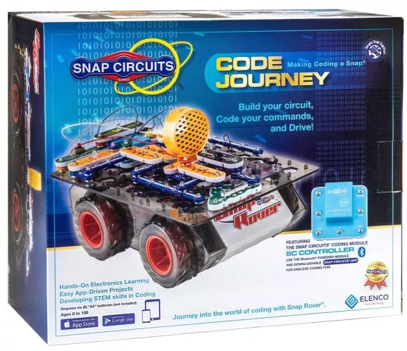 Set educational STEM pentru copii Rover programabil Snap Circuits Code ...
