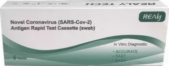Set 5 bucati Test Rapid COVID-19 Antigen nazofaringian Realy Tech ...
