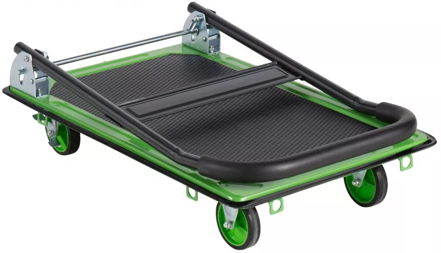 Carucior Platforma Pliabil 300kg 4 Roti Frana Transport Electrocasnice ...