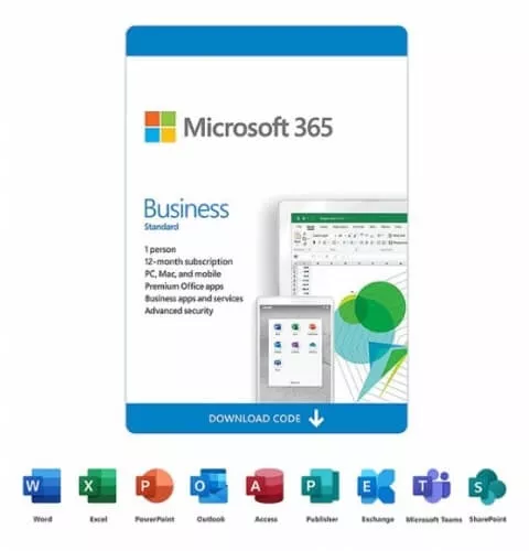 Licenta pentru Microsoft 365 Business Standard 1 an/1PC FastDelivery259 - domo.ro