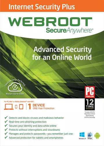 Licenta 2024 pentru Webroot SecureANywhere Internet Security Plus - 1 ...
