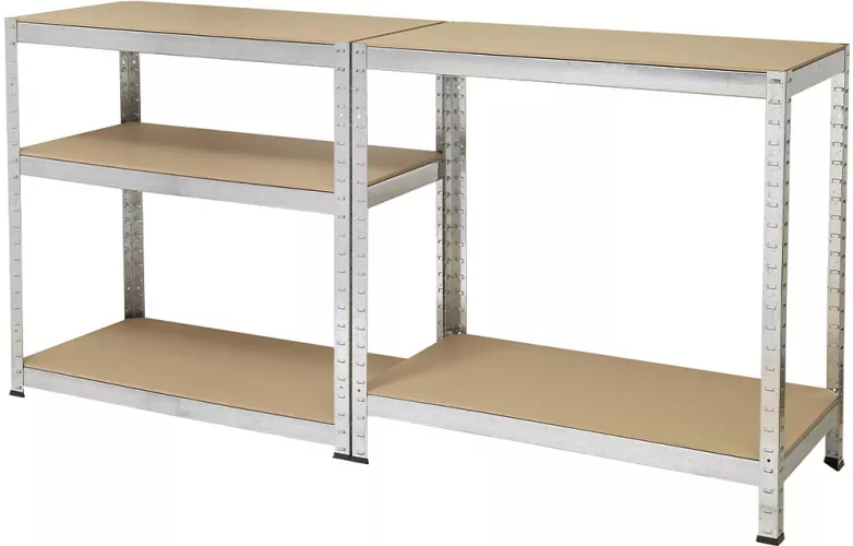 Raft metalic Premium 2000x1200x600 mm HxLxl otel galvanizat cu 5 polite ...