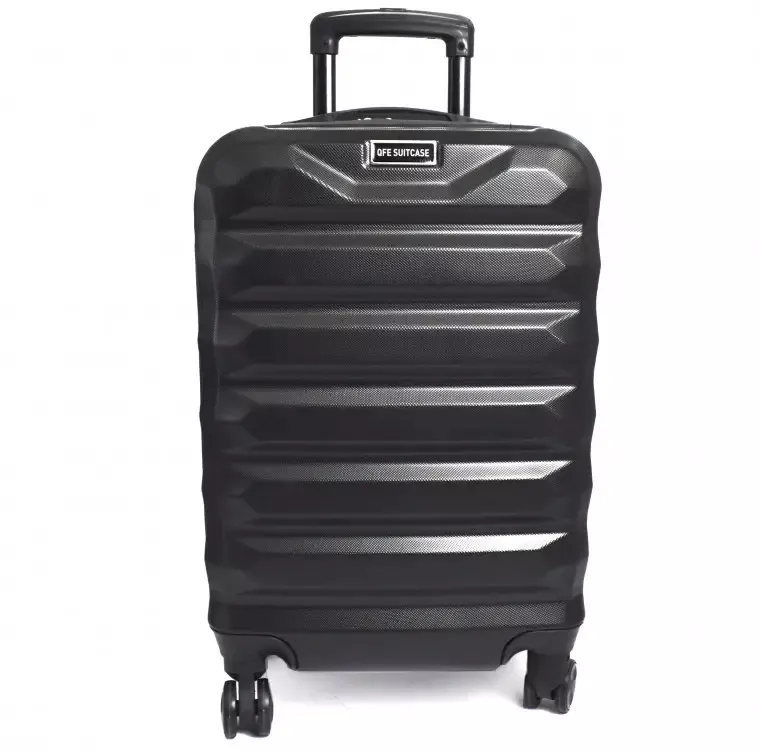 Troler QFE SUITCASE Policarbonat negru Cifru TSA 4 roti 360 65 x 43 x ...