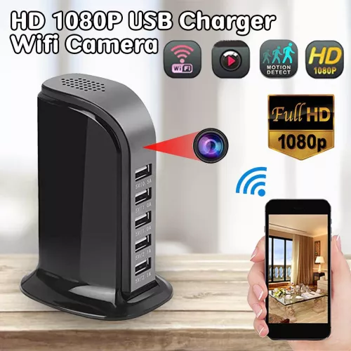 Camera Spion WIFI TSS-HUB5 Ascunsa in HUB USB cu 5 Port-uri 5MP Full HD ...