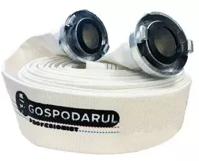 Furtun pompieri - PVC panzat - 3 - ø 75mm - 20m + 1 conector - domo.ro