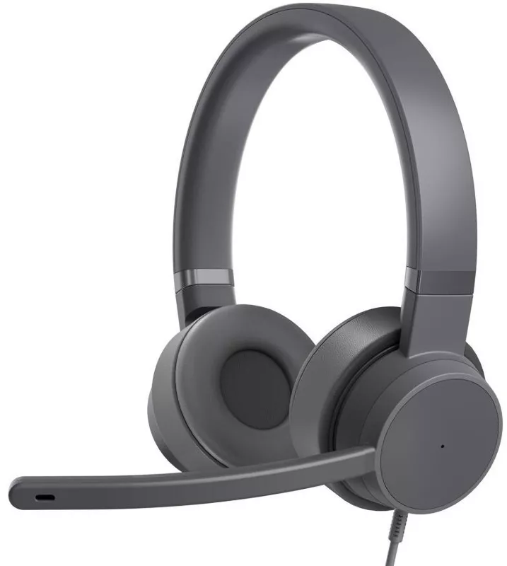 Casti Lenovo Office/Call Center Go Wired ANC Storm Grey GXD1C99243 ...