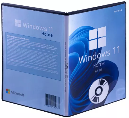 Windows 11 Home 64 bit Multilanguage OEM DVD W11HOME-O-DVD