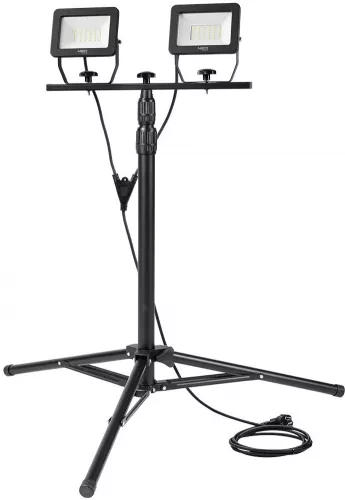 Proiector dublu cu lampa LED SMD 2x30W 5400lm cu trepied NEO TXN99061 ...