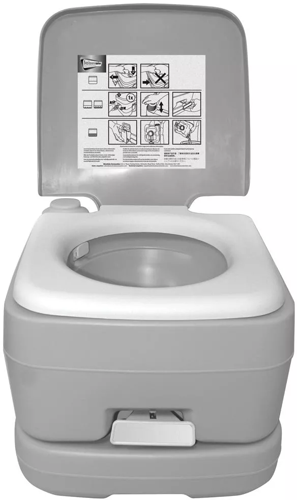 Toaleta portabila Streetwize 10 L WC ecologic cu sistem tragere apa ...