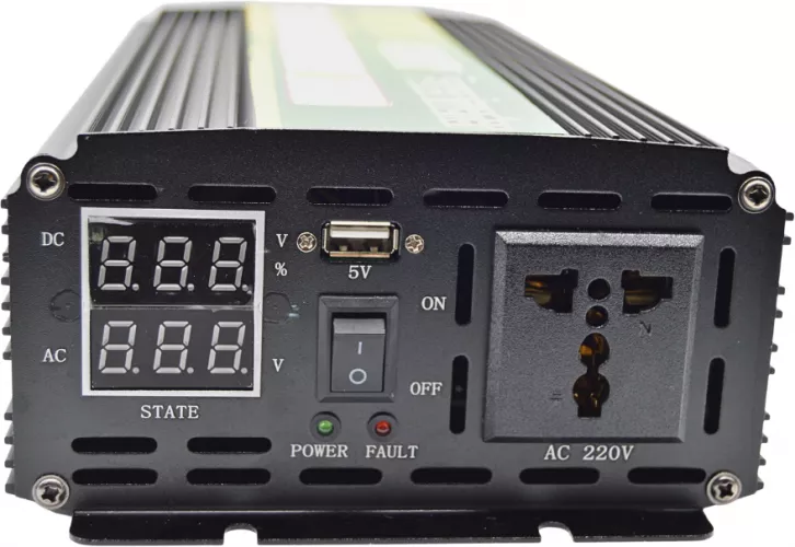 Invertor auto 3500W 12V cu USB si priza 220V MRKT8082 - domo.ro