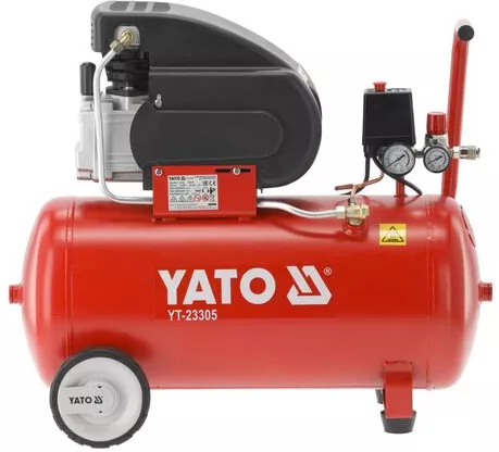 Compresor cu ulei 2 racorduri 1500W 50l 200l/min 8Bar 2850 rpm YT-23305 - domo.ro