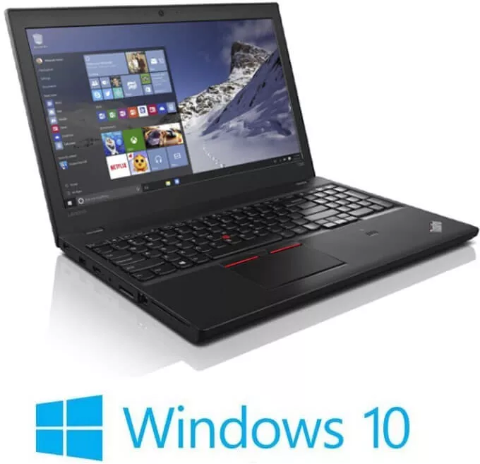 Laptop Lenovo ThinkPad T560 i5-6200U 256GB SSD Display NOU FHD Win 10 ...