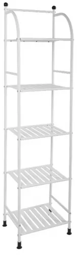 Raft metal alb LAURO tk-0000298105 - domo.ro