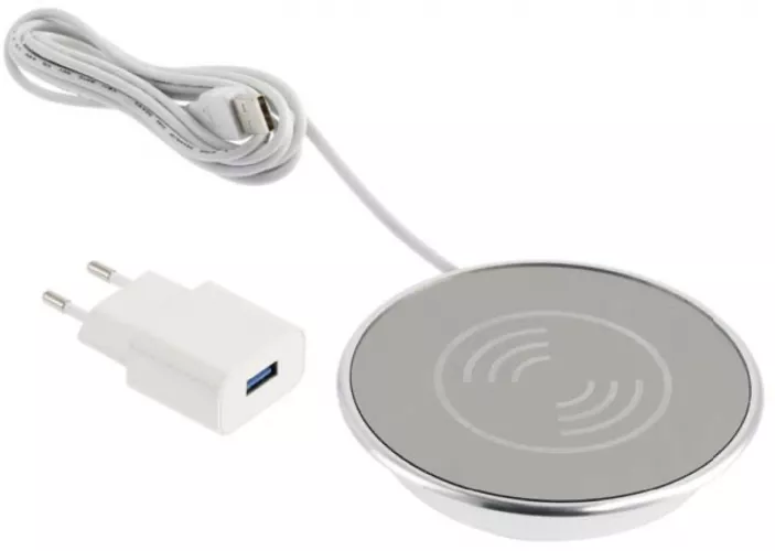 Incarcator wireless LUX incastrabil in blat cablu USB 2m