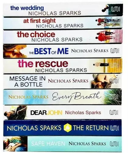 Nicholas Sparks Collection 10 Books Set The Wedding At First Sight The Choice - domo.ro