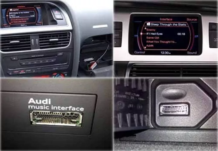 Cablu adaptor AMI MDI MMI AUX jack 3 5mm si USB pentru Audi A3/A4/A5/A6 ...